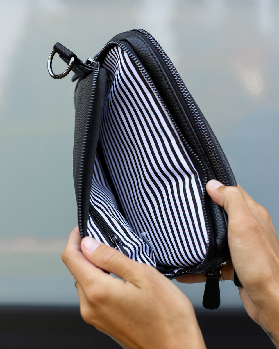 the 1 Sling Wallet in Matte Black – Rad Revolution